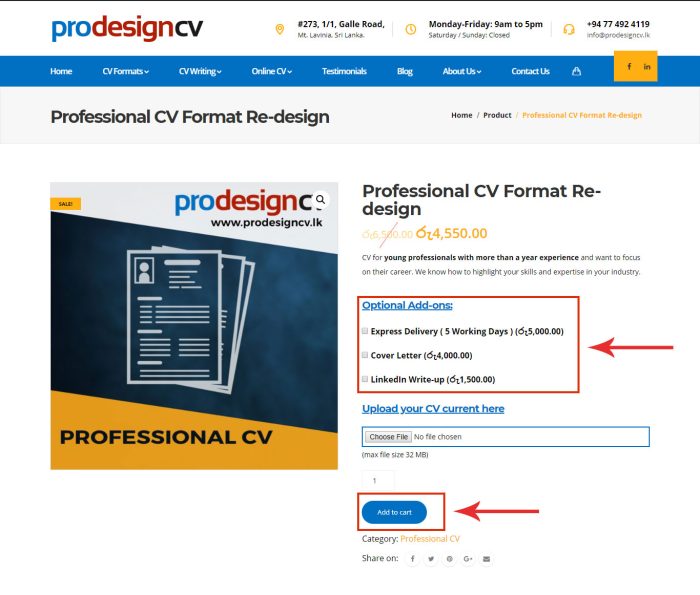 Step by Step Order Guide | Professional New CV Format | Pro Design CV
