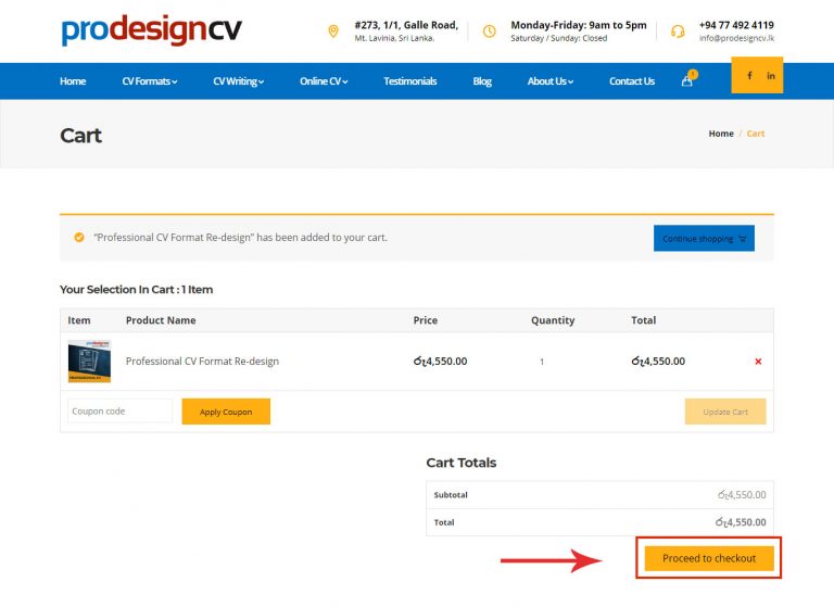 Step by Step Order Guide | Professional New CV Format | Pro Design CV